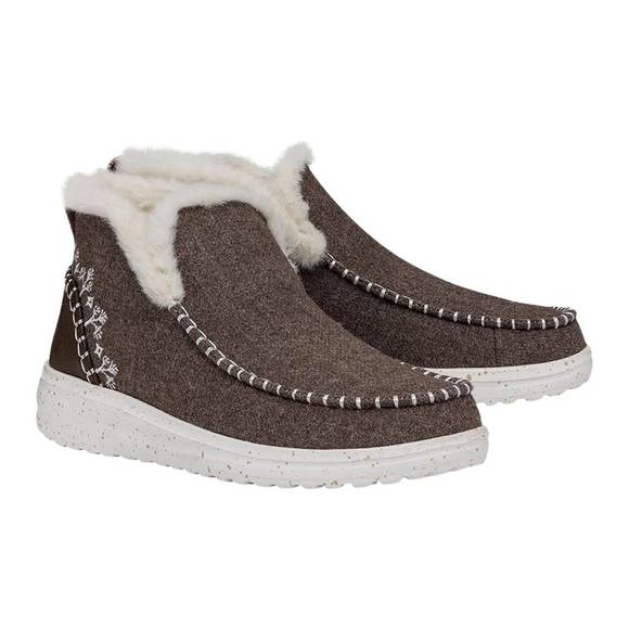 Hey Dude | Shoes | New Hey Dude Womens Denny Faux Shearling Boots In ...